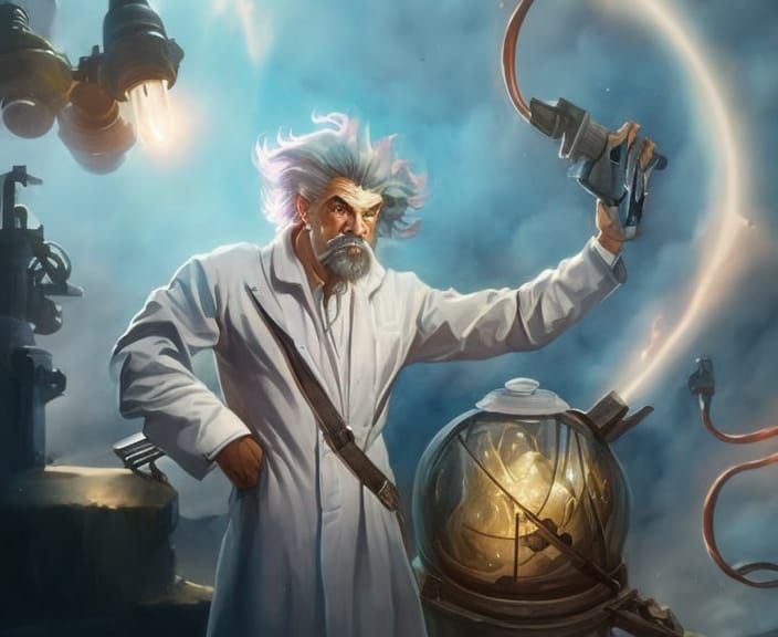 Mad scientis - AI Generated Artwork - NightCafe Creator