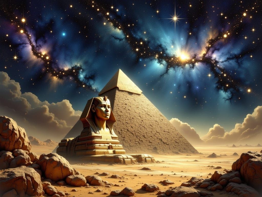 the Great Sphinx of Giza is prominently displayed, showcasing its ...