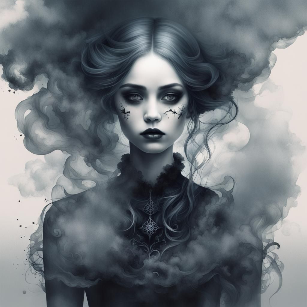 "Made of smoke" - AI Generated Artwork - NightCafe Creator