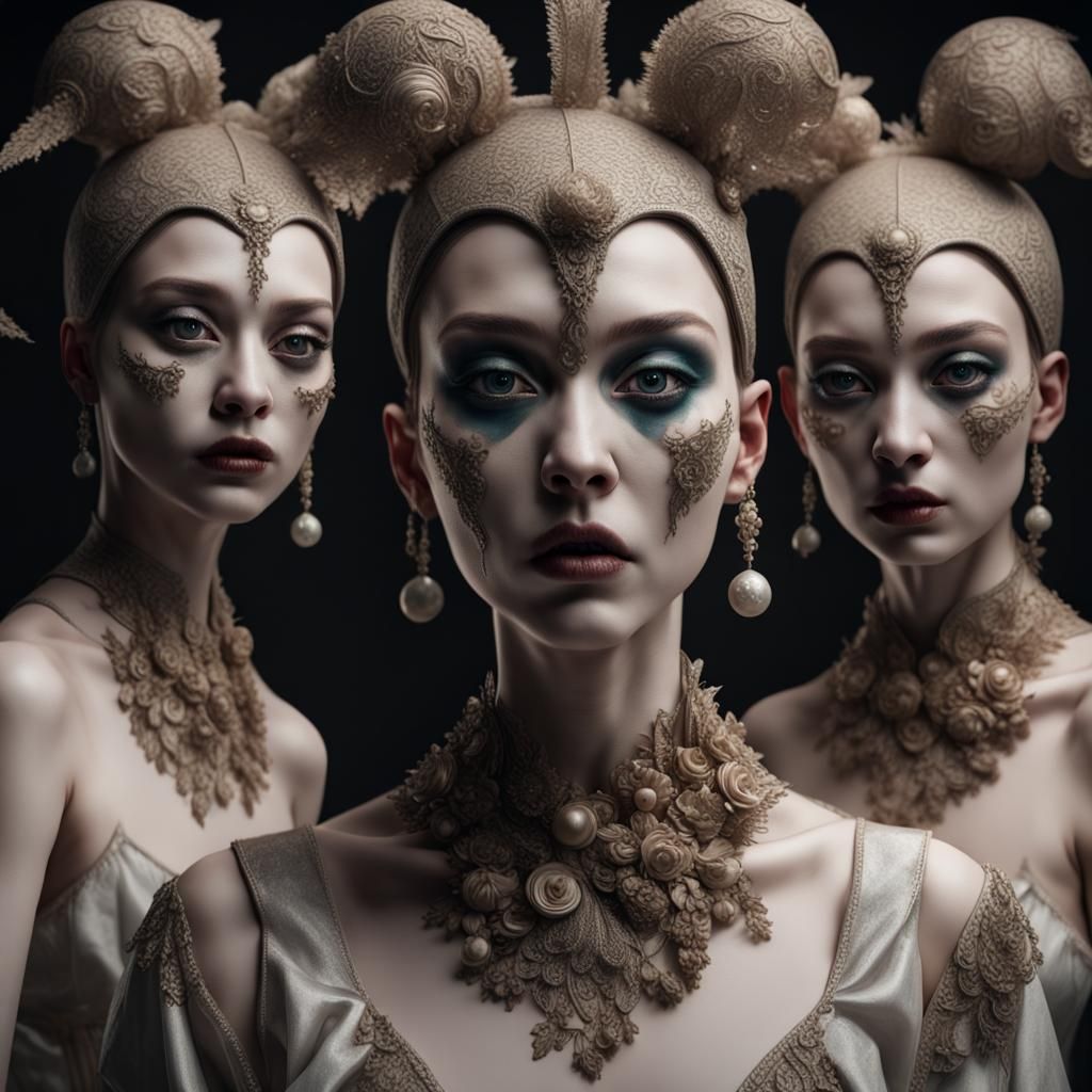 Women in Dada performance - AI Generated Artwork - NightCafe Creator