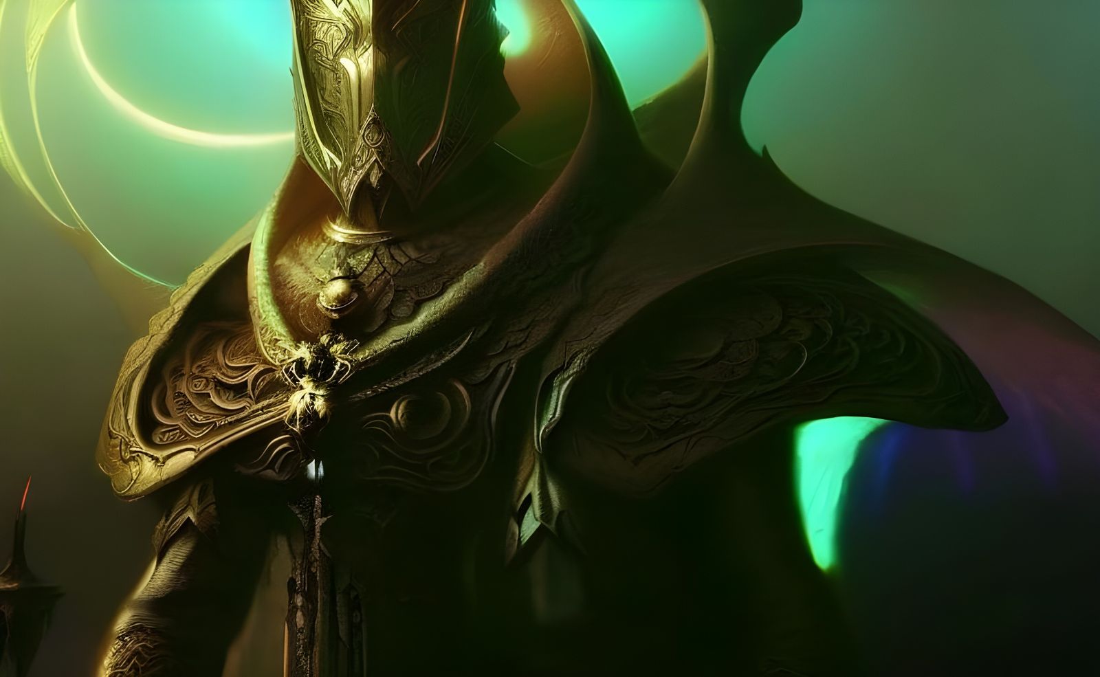 The Cosmic Knight - AI Generated Artwork - NightCafe Creator