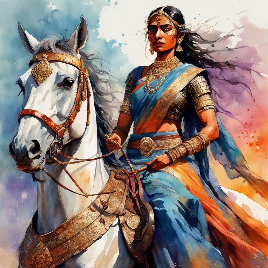 Jhansi ki rani - AI Generated Artwork - NightCafe Creator