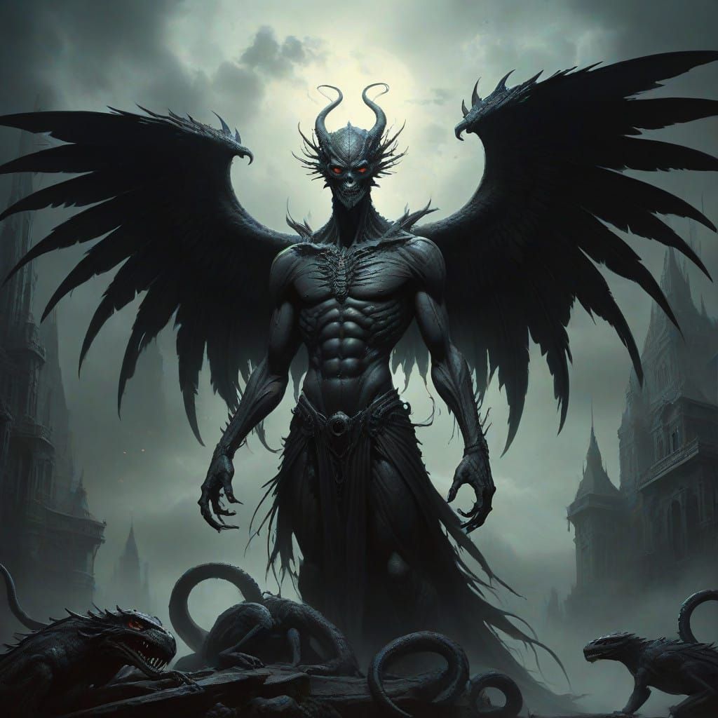 Hydra harpy hybrid - Dark Fantasy Hydra Harpy Hybrid Unveile...