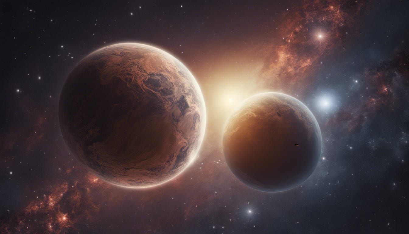 Binary Planet - AI Generated Artwork - NightCafe Creator