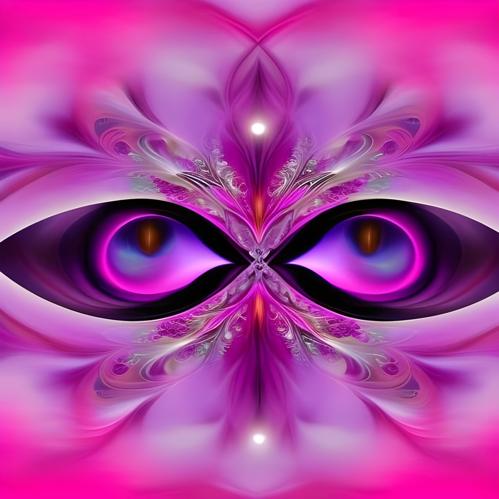 Flower Entity (#4) 🌸 👁️ 🌺 - AI Generated Artwork - NightCafe Creator