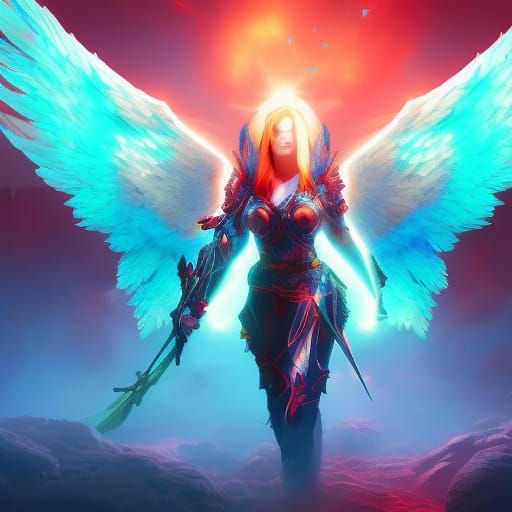 Angel of the Aether - AI Generated Artwork - NightCafe Creator