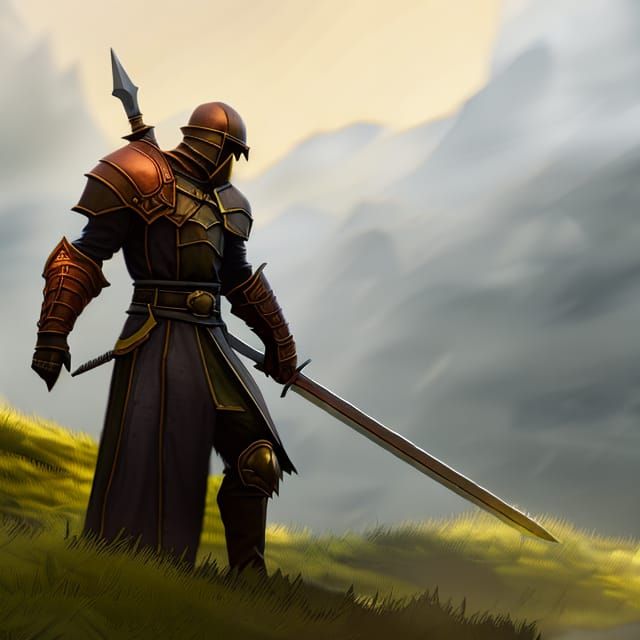 A knight, ready for his last battle - AI Generated Artwork - NightCafe ...