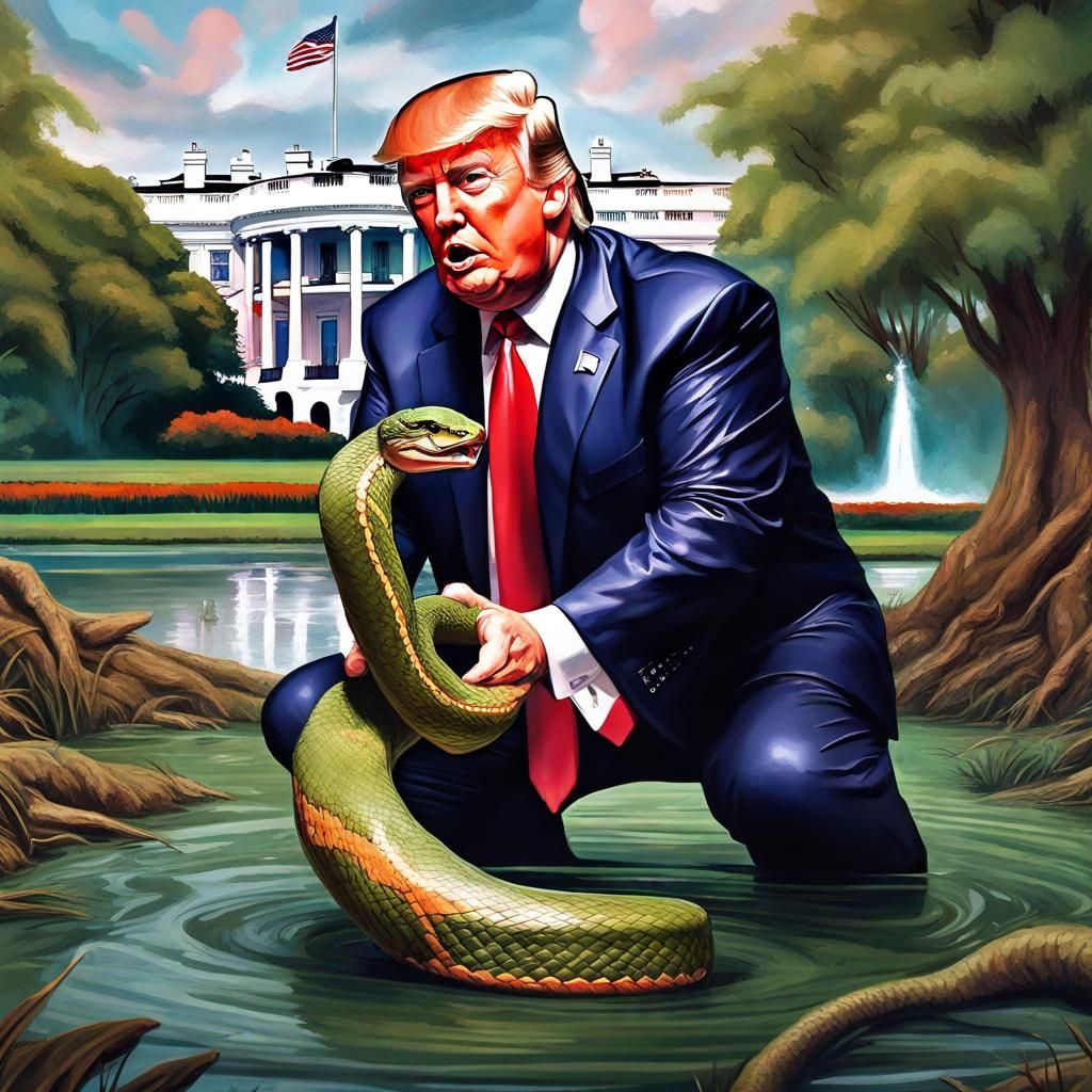 Draining the Swamp Monsters - AI Generated Artwork - NightCafe Creator