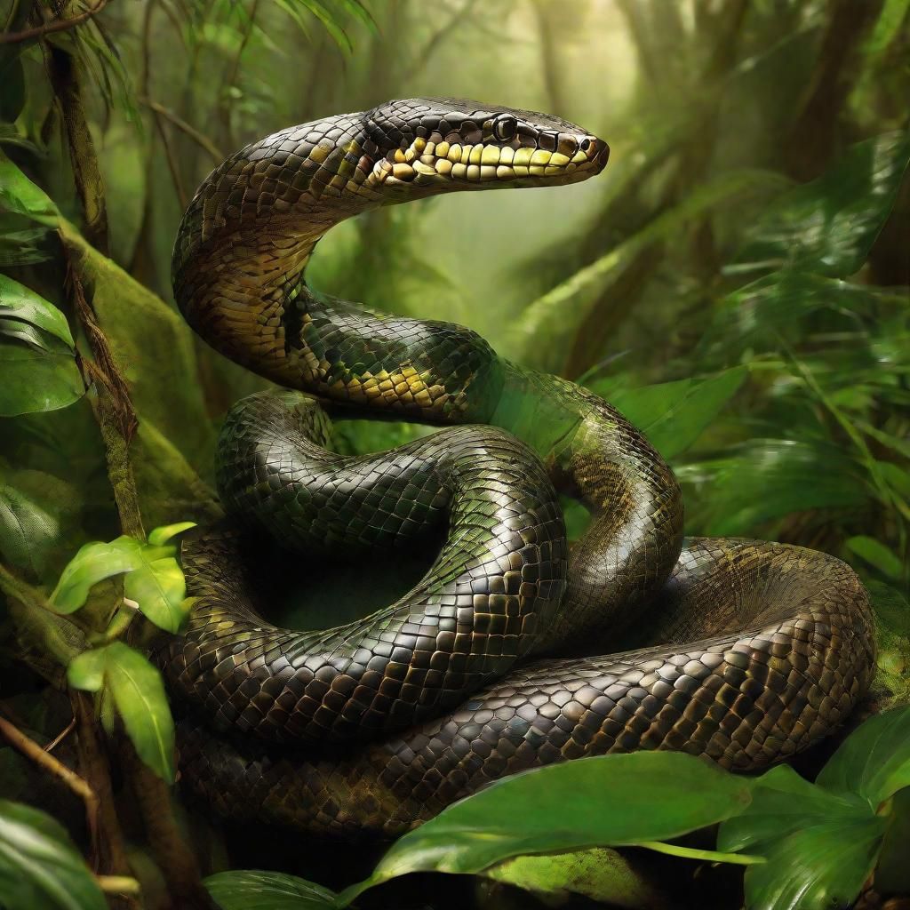 Bushmaster Snake - AI Generated Artwork - NightCafe Creator