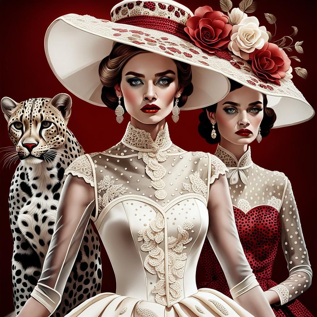 Fashion illustration - AI Generated Artwork - NightCafe Creator