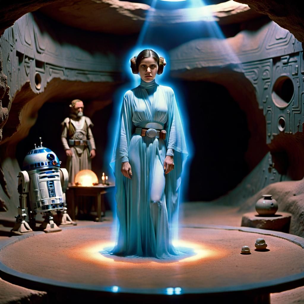 "Help me Obi-Wan Kenobi, you are my only hope!" - AI Generated Artwork ...