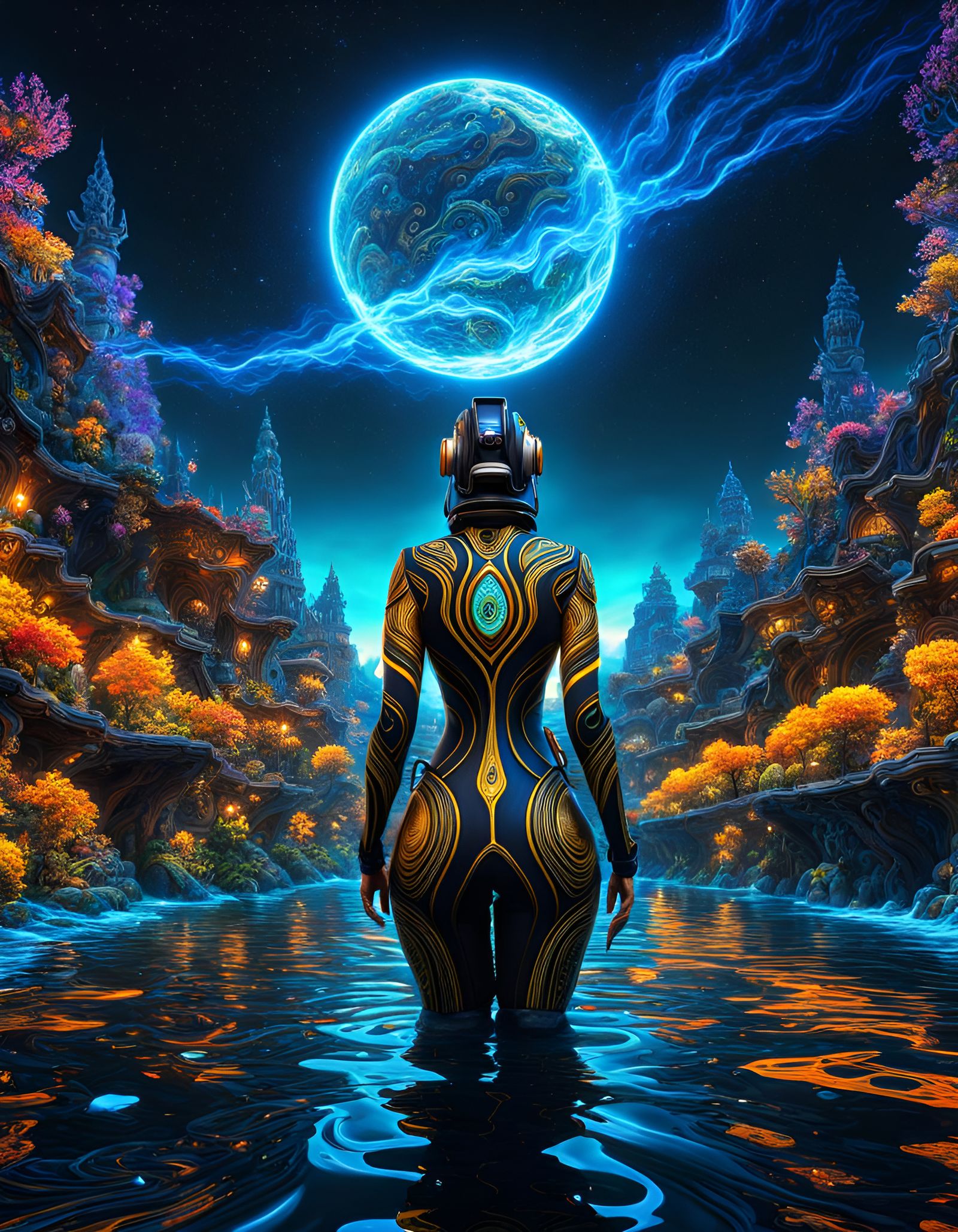 Nightly Nimbus … - AI Generated Artwork - NightCafe Creator