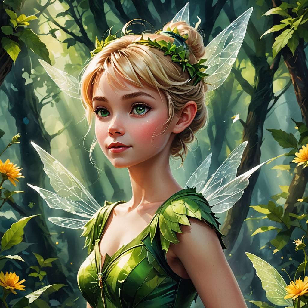Tinkerbell - AI Generated Artwork - NightCafe Creator