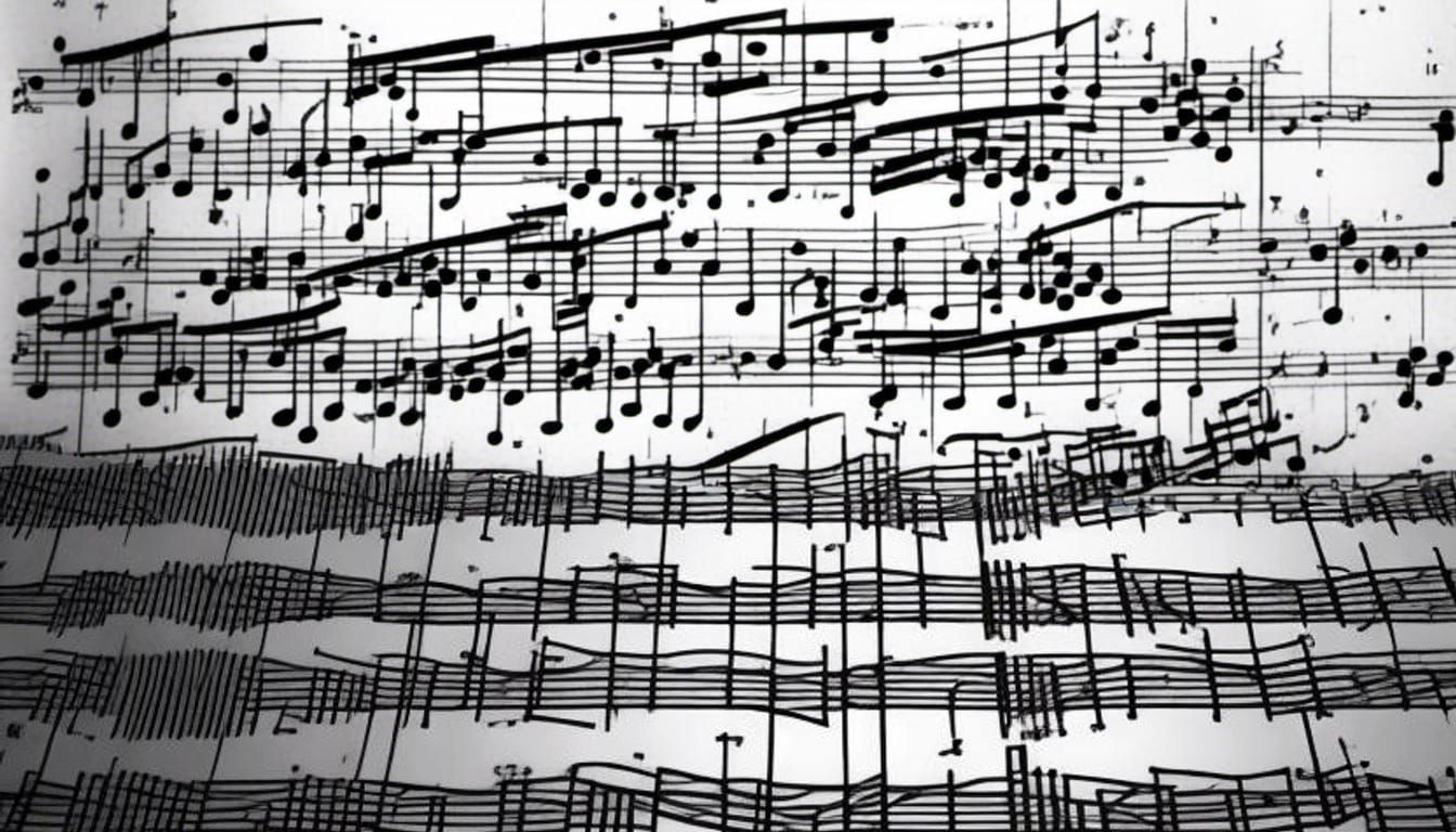 graphic score - AI Generated Artwork - NightCafe Creator