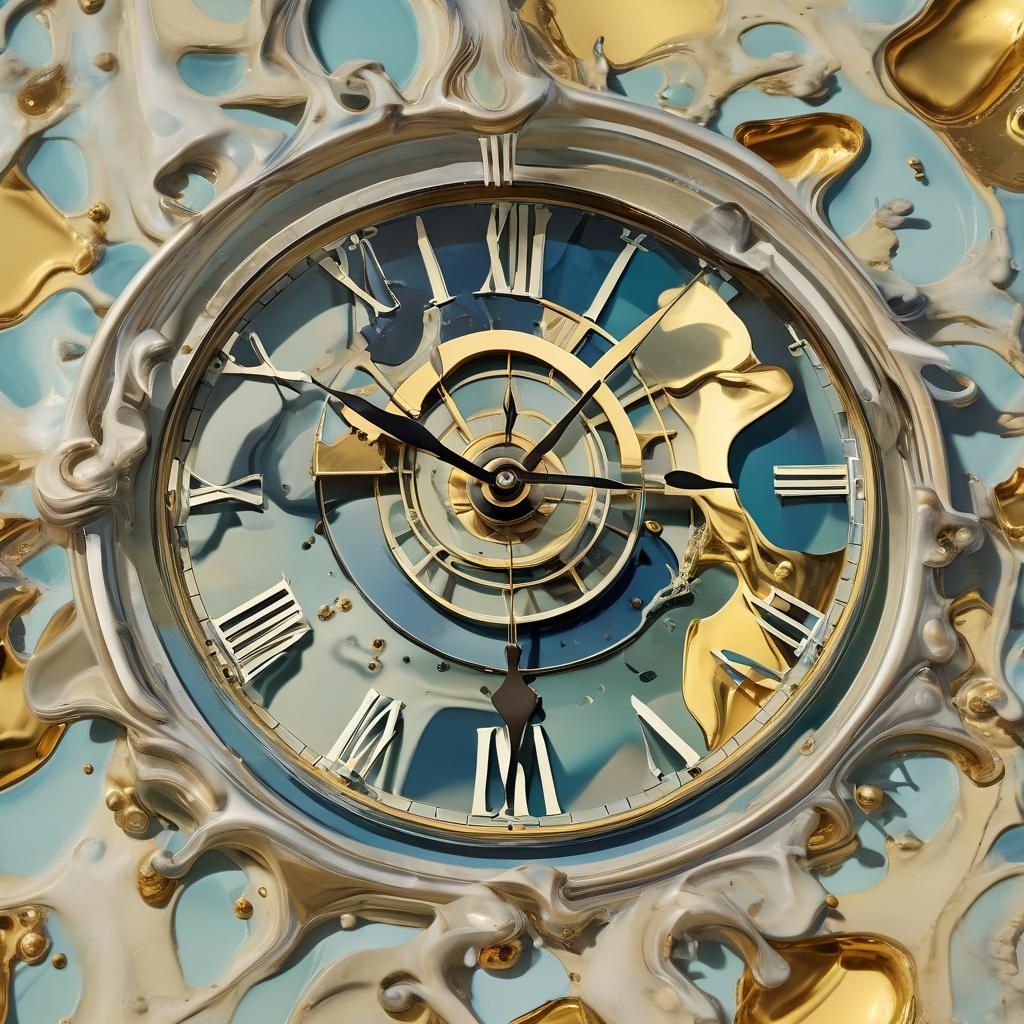 Clock in surrealism #5 - Clock in surrealism #5