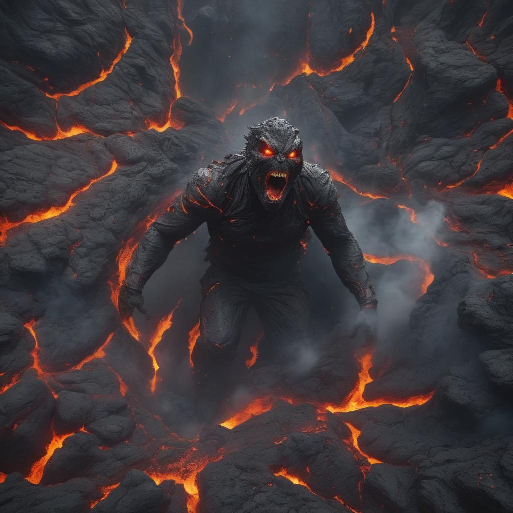 The lava human - AI Generated Artwork - NightCafe Creator