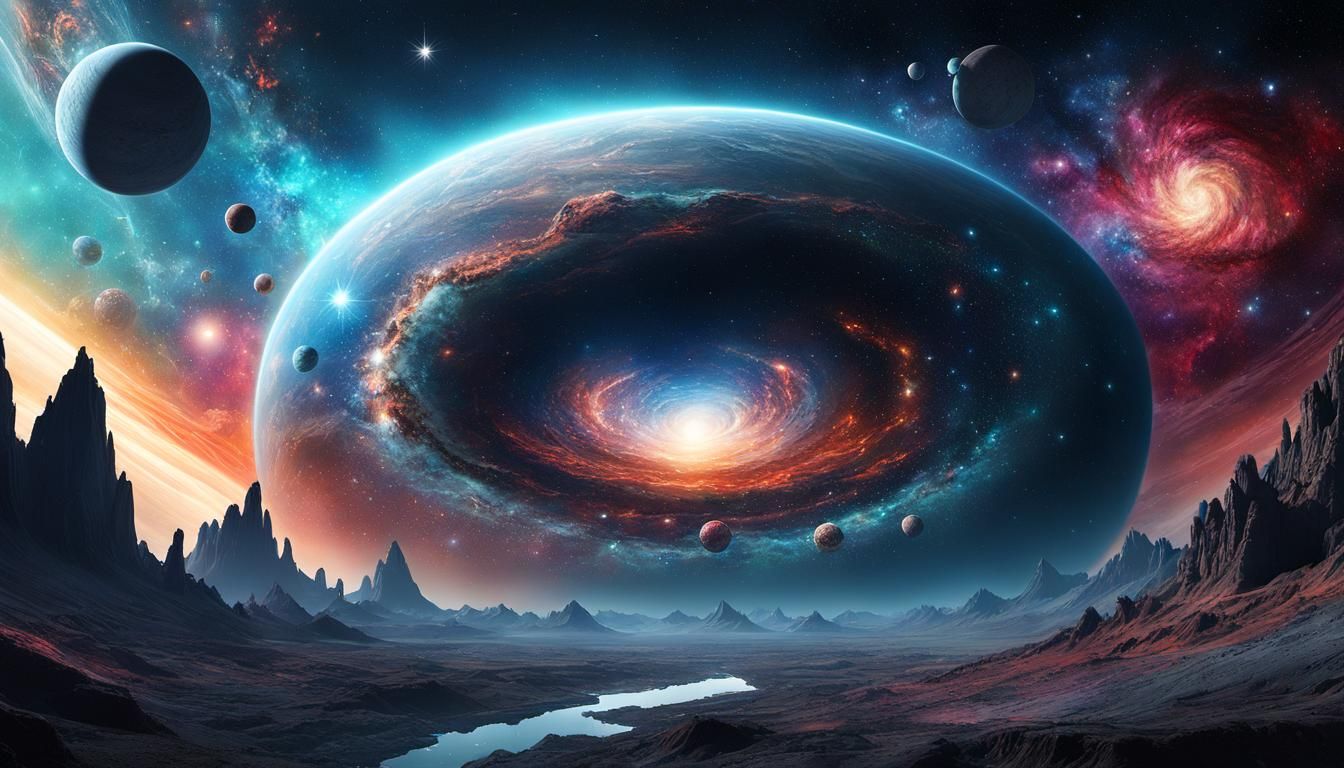 "A beautiful surreal depiction of the universe, by Alexis Franklin ...