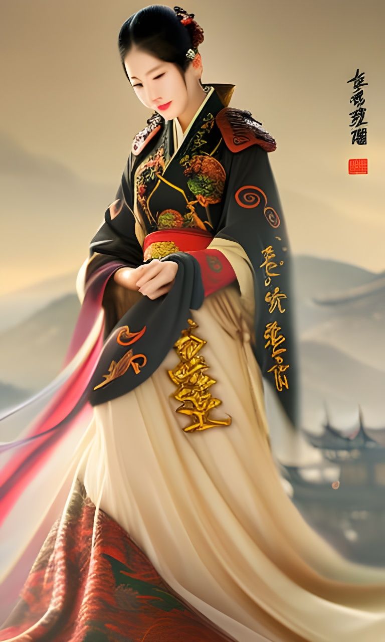Chinese Princess, Mysteries in the Imperial Garden - AI Generated ...