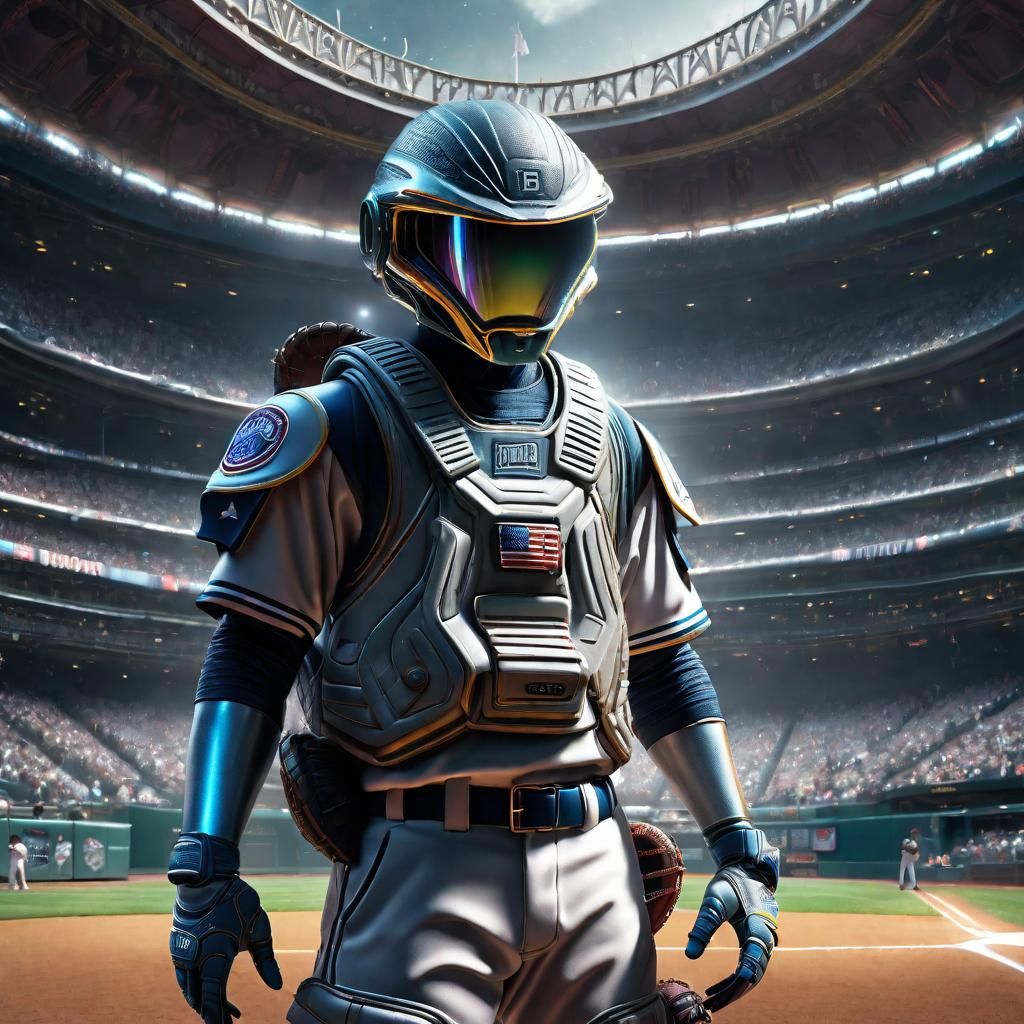 Alien Baseball - AI Generated Artwork - NightCafe Creator