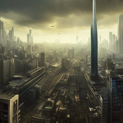 Skyscrapers (part 2) - AI Generated Artwork - NightCafe Creator