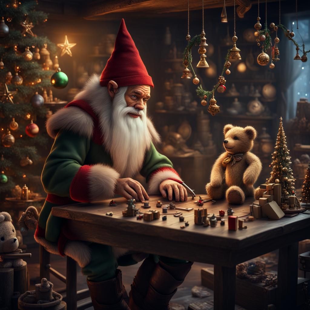 Santa's Helper - AI Generated Artwork - NightCafe Creator