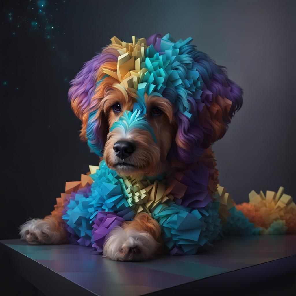 Cockapoo - AI Generated Artwork - NightCafe Creator