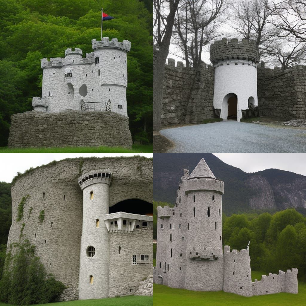 Hollow castle - AI Generated Artwork - NightCafe Creator