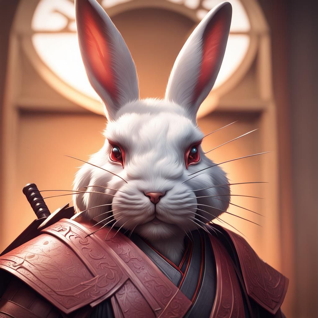 Samurai Rabbits - AI Generated Artwork - NightCafe Creator