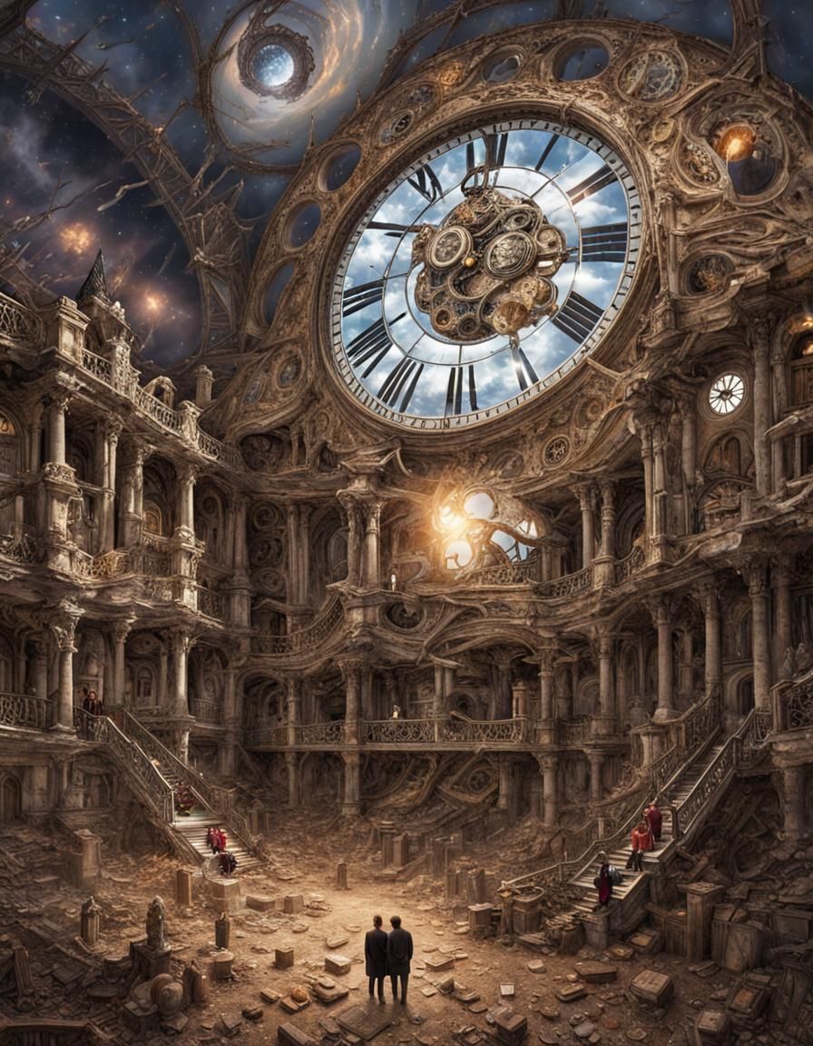 Everywhere at the end of time - AI Generated Artwork - NightCafe Creator