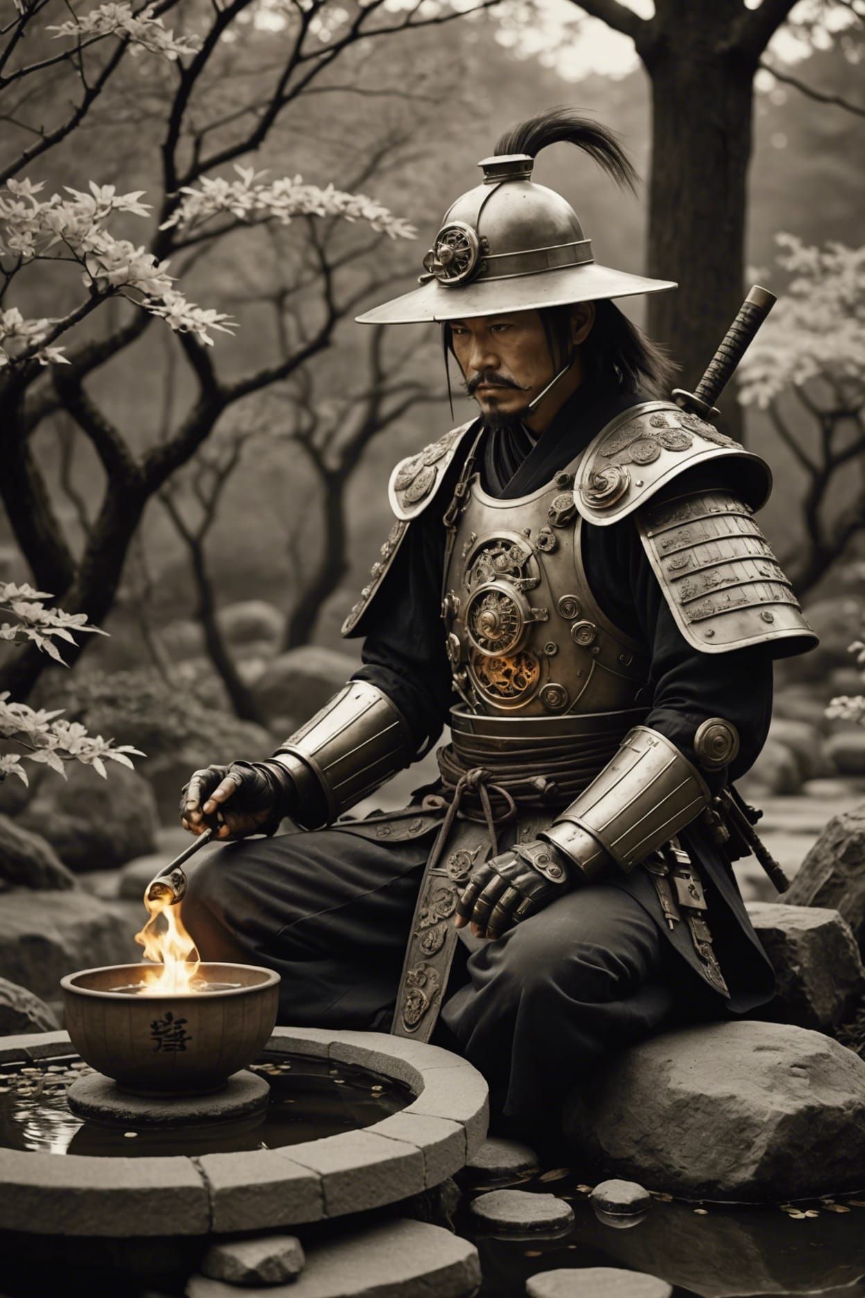 post cards of A Post Apocalyptic View Of A Highly Detailed Steampunk ...