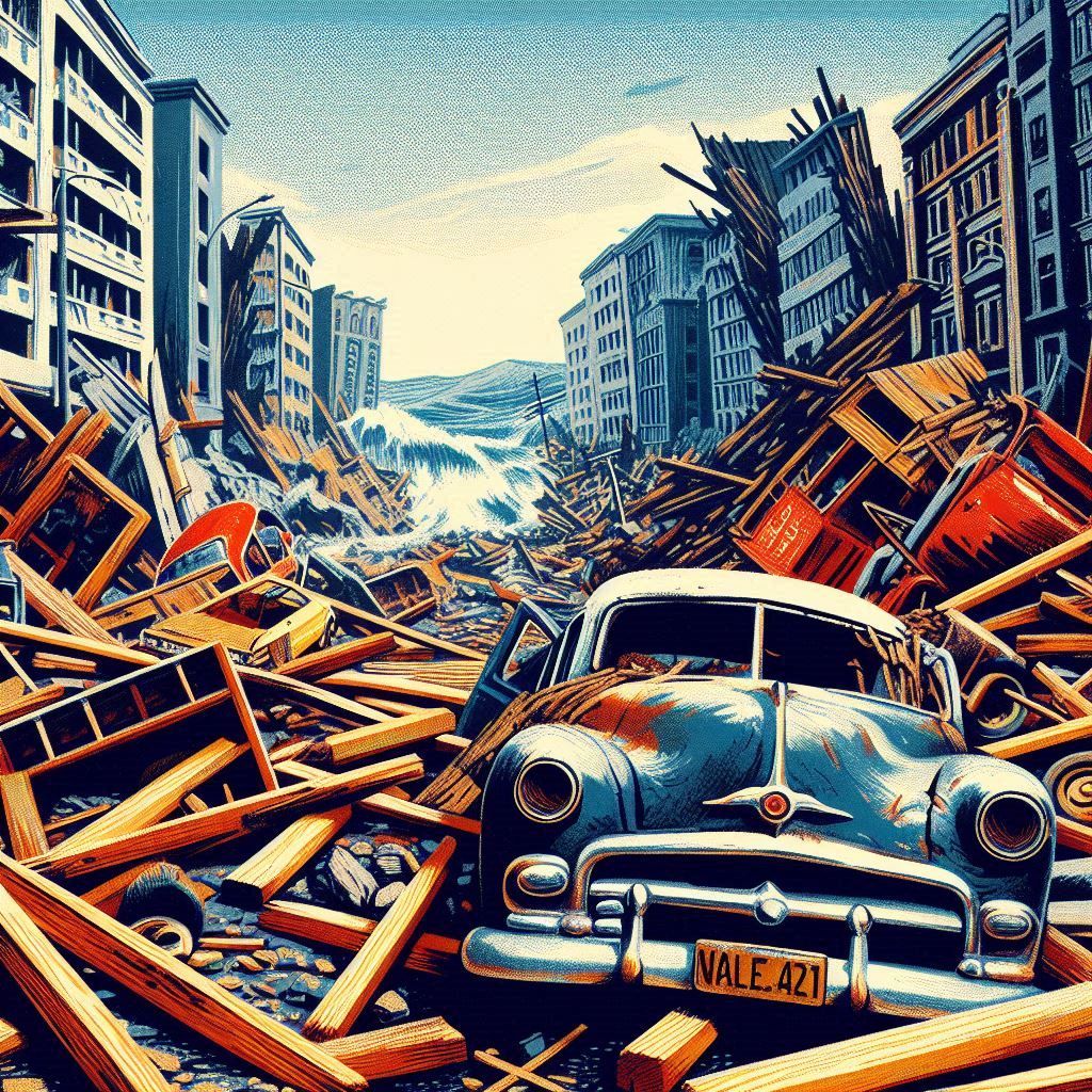 9.5: 1960 Valdivia Earthquake - AI Generated Artwork - NightCafe Creator