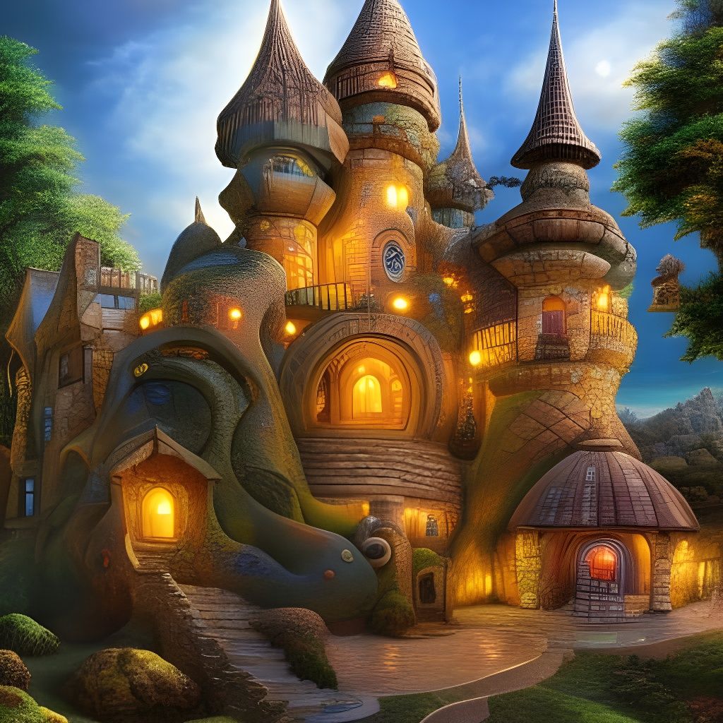 whimsical castle 1 - AI Generated Artwork - NightCafe Creator