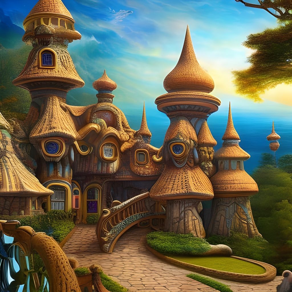 whimsical castle 3 - AI Generated Artwork - NightCafe Creator