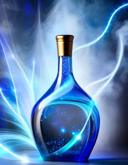 Bottled magic - AI Generated Artwork - NightCafe Creator