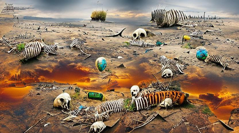 Anthropocene extinction 12 - the end of life as we know it - AI ...