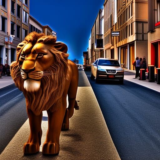 Simba style - AI Generated Artwork - NightCafe Creator