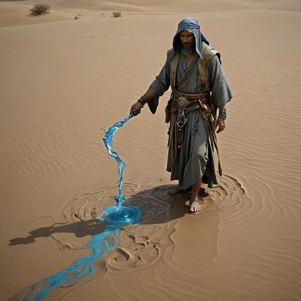 Water spell, Source of the river - AI Generated Artwork - NightCafe Creator