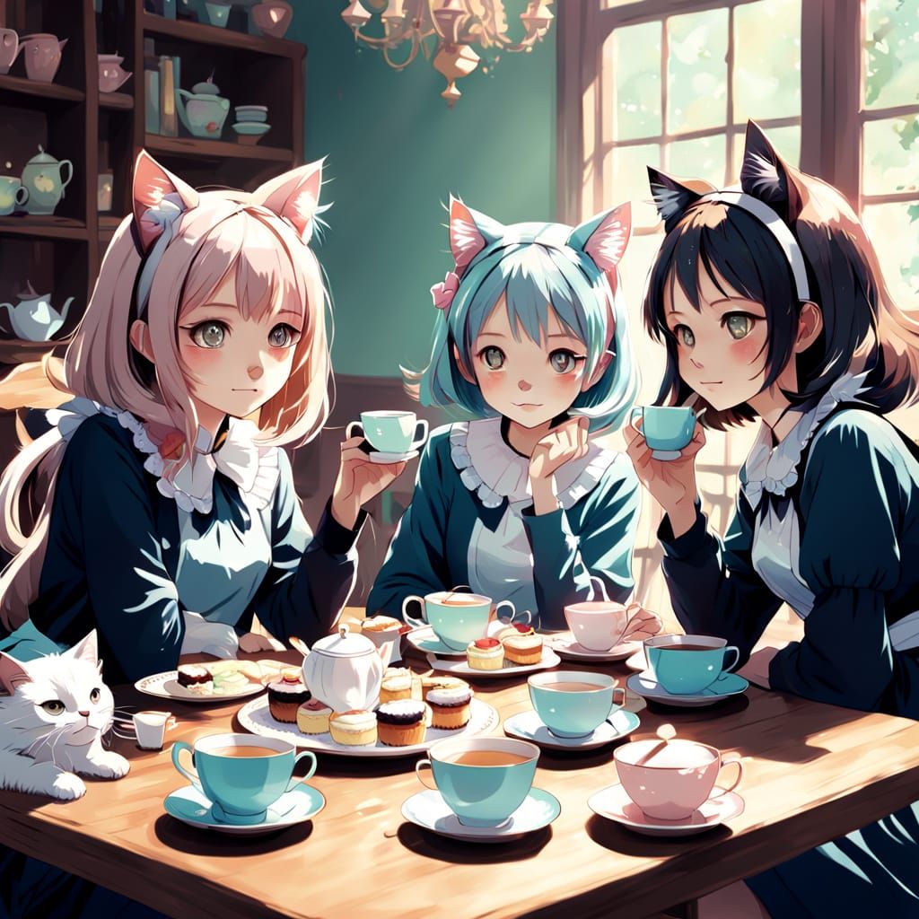 The Little Tea Party - Ladies' Whimsical Anime Tea Party
