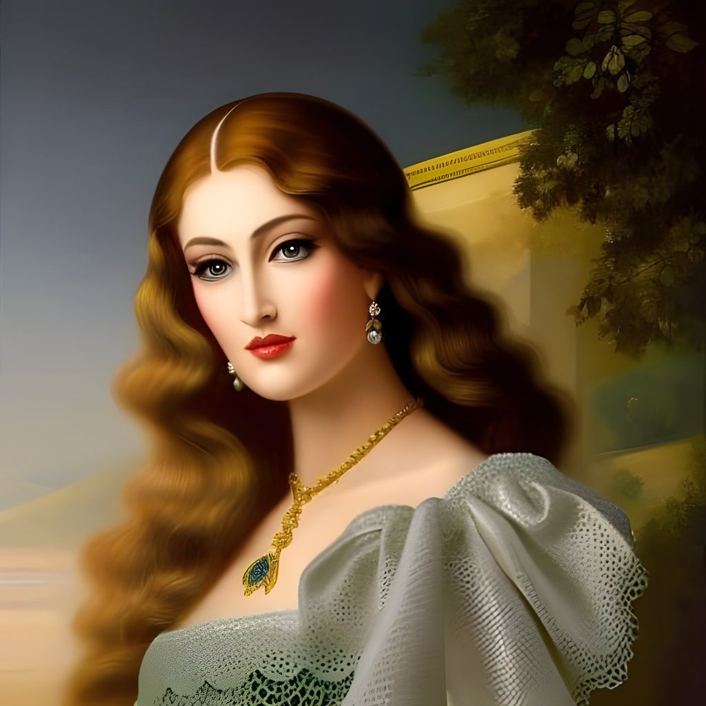 Modesty herself... - AI Generated Artwork - NightCafe Creator