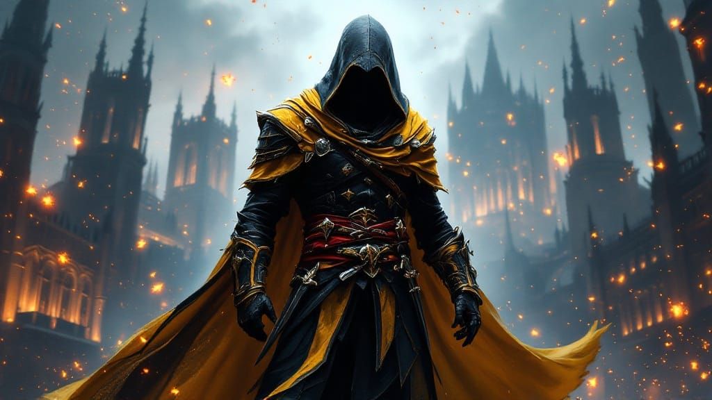 Gothic Scorpion in Assassin's Creed Armor, Heroic ... - AI Art