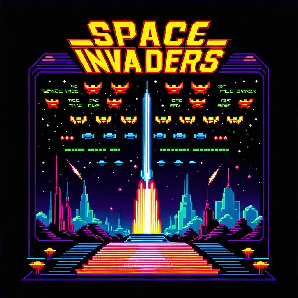 Space Invaders - AI Generated Artwork - NightCafe Creator