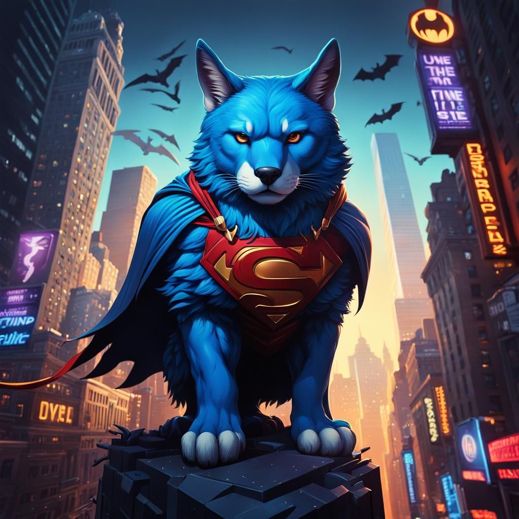BAT DOG is Super at Fighting Crime - AI Generated Artwork - NightCafe ...