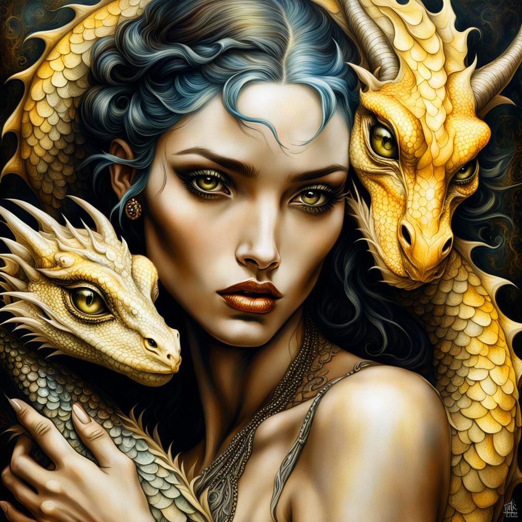 Dragon Queen - AI Generated Artwork - NightCafe Creator