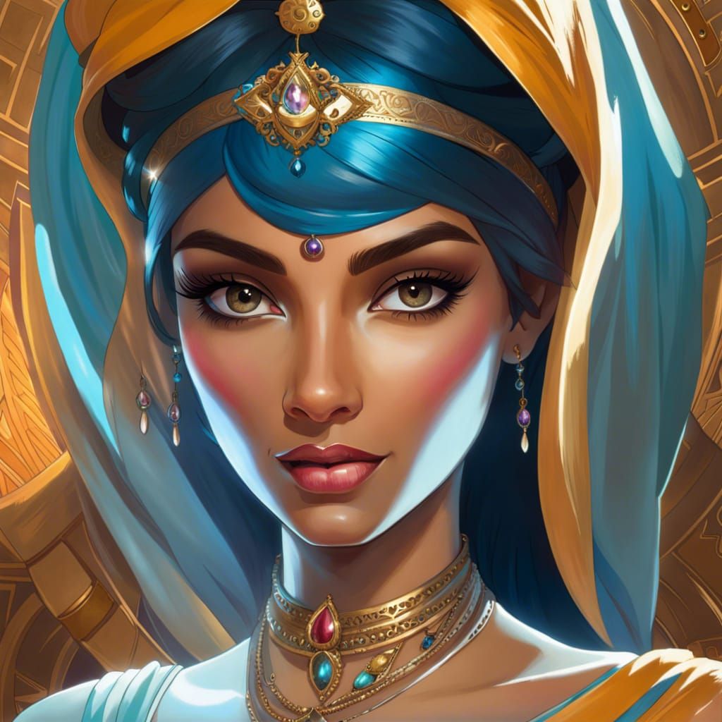 Djinn Princess - AI Generated Artwork - NightCafe Creator