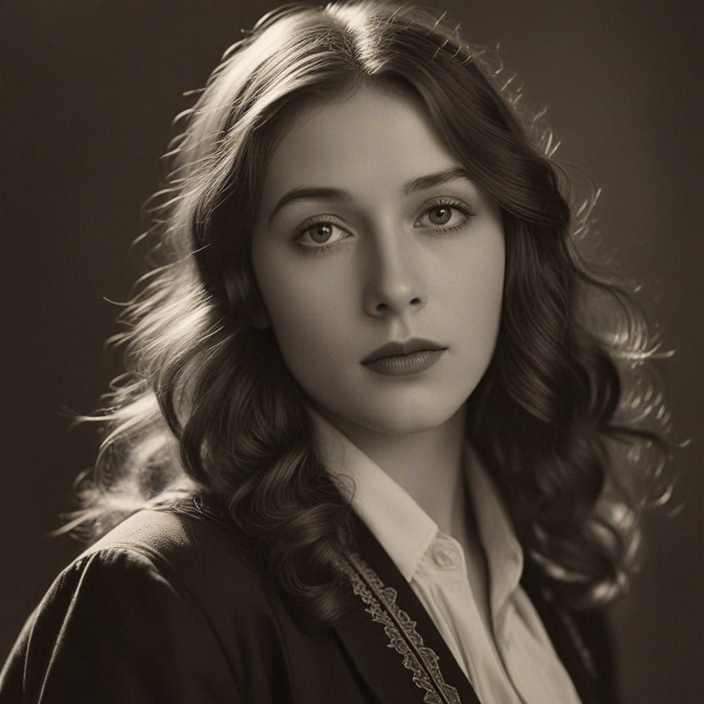 Vibrant Portrait in Ambient Light - AI Art