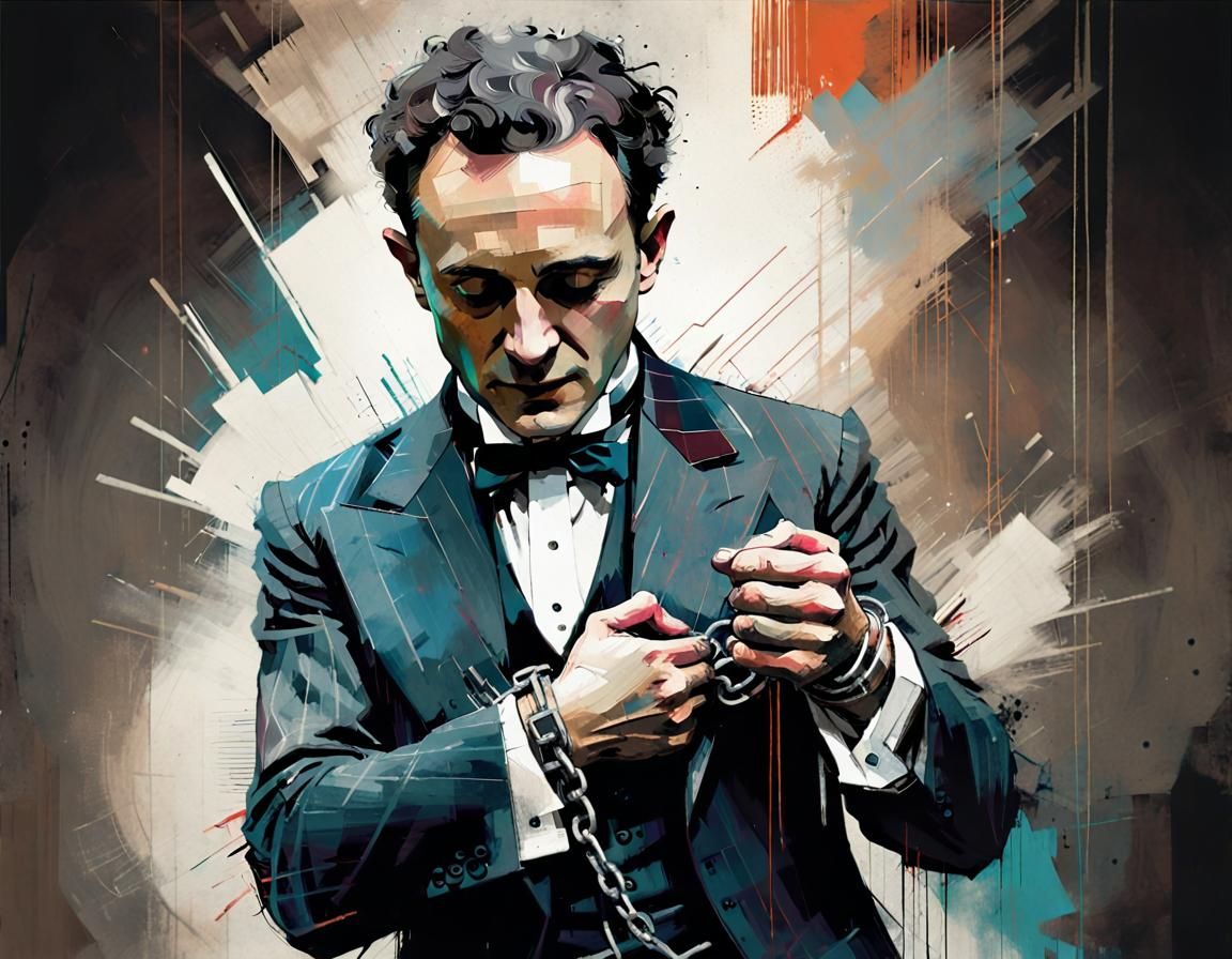 The Great Houdini - AI Generated Artwork - NightCafe Creator