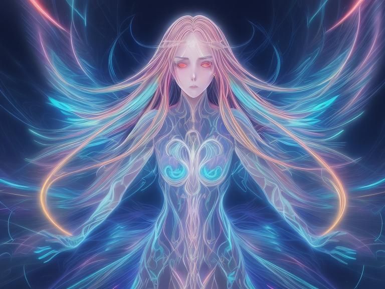 mysterious digital ghost - AI Generated Artwork - NightCafe Creator