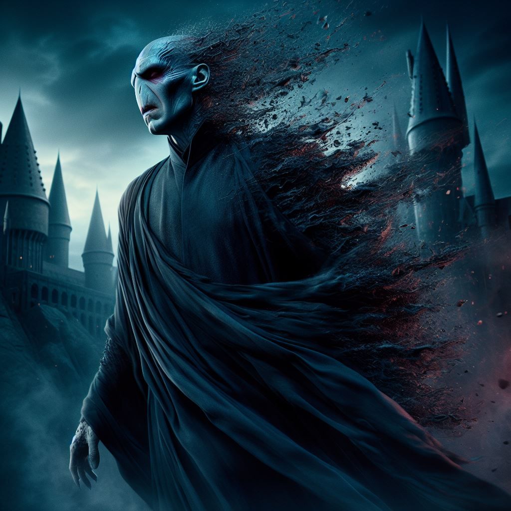 The Death of Voldemort - AI Generated Artwork - NightCafe Creator