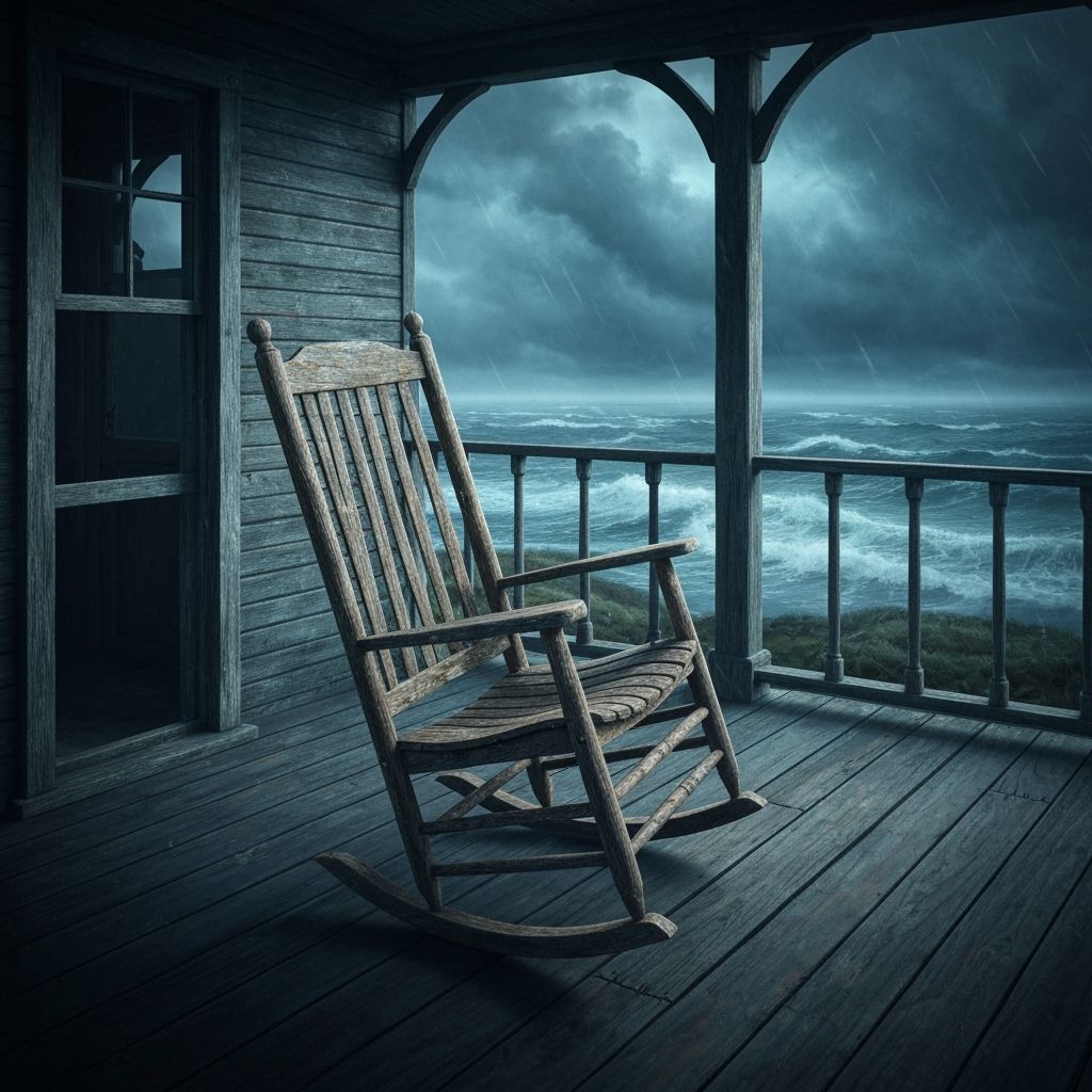 The Wind is Rocking - Ghostly Rocking Chair on Abandoned Lig...