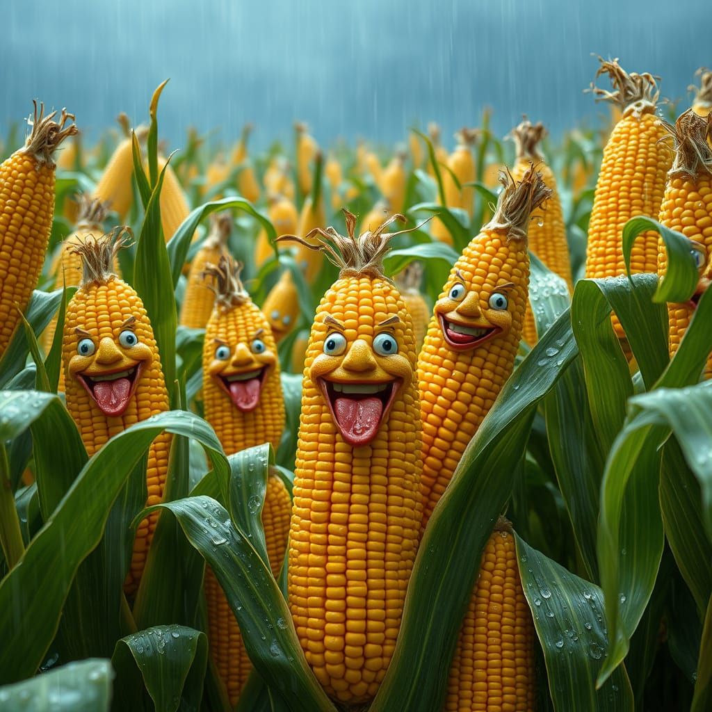Corn cobs just want to have fun - Corn cobs just want to hav...